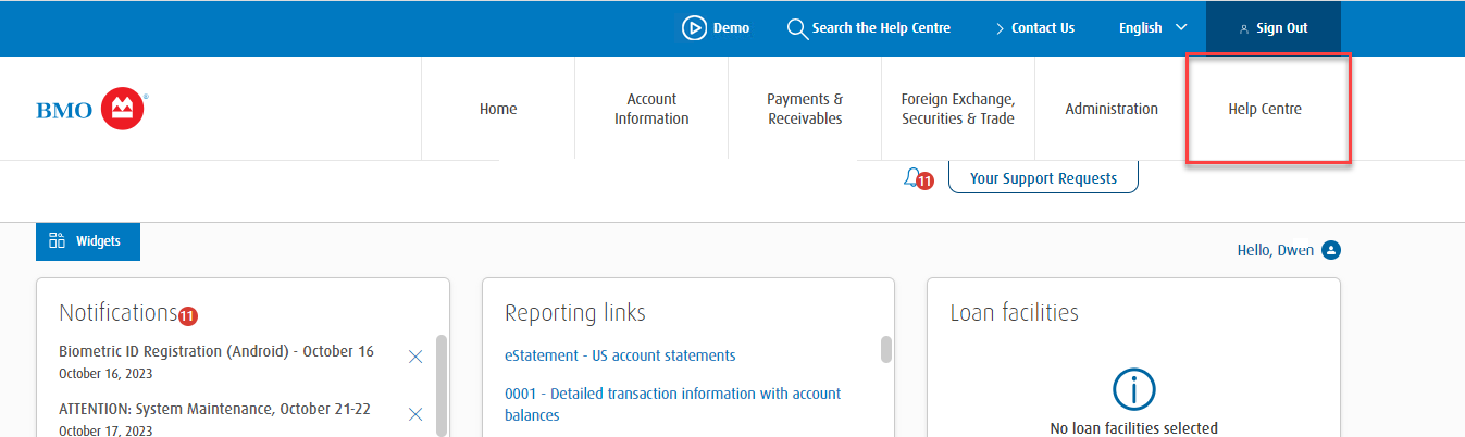 Online Banking for Business